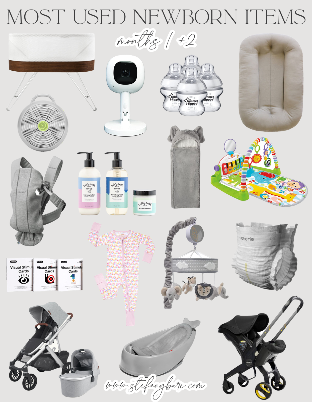 Most Used Newborn Items - Stefany Bare Blog